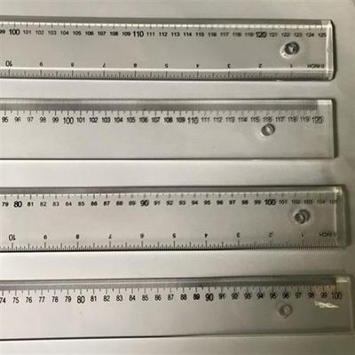 包邮透明尺60cm1.25米有机塑料加厚直尺一字尺1m1.2米 1.5米钢尺