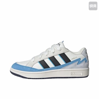 adidas WCARD ADV 低帮 板鞋 男女同款 白蓝JQ4532黄