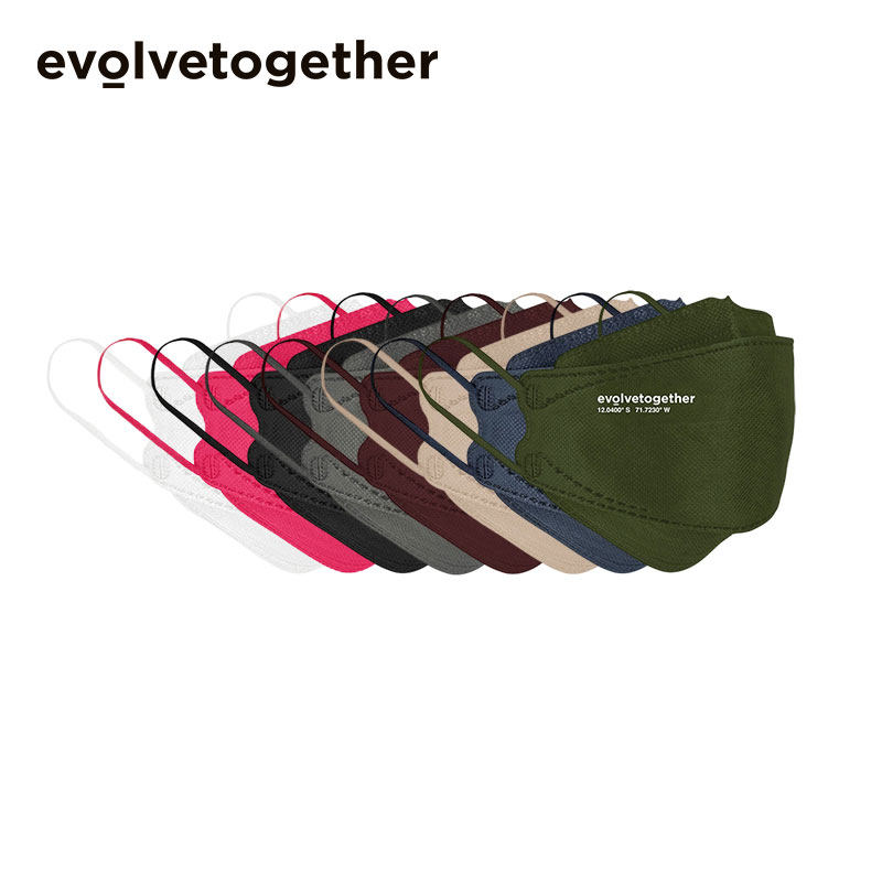 evolvetogether王鹤棣明星同款网红口罩KN95高颜值3D立体六层防护_虎窝淘