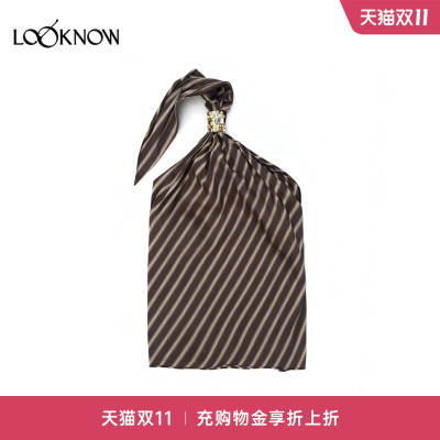 jacques wei x LOOKNOW设计师品牌2026年春夏新品条纹挂脖背心
