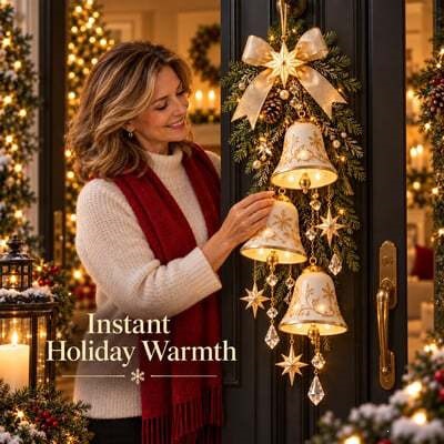 Illuminated Christmas Door Decoration灯光圣诞门装饰