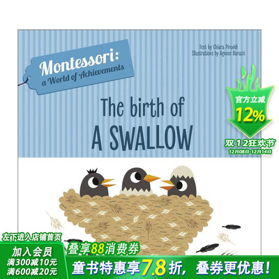 【预售】【蒙台梭利成就世界】燕子的诞生 【Montessori: A World of Achievements】 原版英文儿童语言/概念启蒙