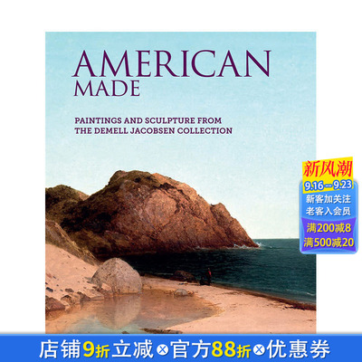 【预售】英文原版 美国制造：绘画和雕塑来自Demell Jacobsen Collection American Made 博物馆展览艺术收藏画册 正版进口书籍