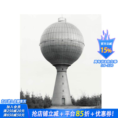 【预售】英文原版 贝歇夫妇：工业建筑美学摄影 Bernd & Hilla Becher 摄影师艺术 正版进口图书画册 善优图书
