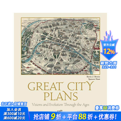 【预售】伟大城市规划：时代的愿景与演变 Great City Plans :Visions and Evolutions Through the Ages 英文人文历史正版进口书