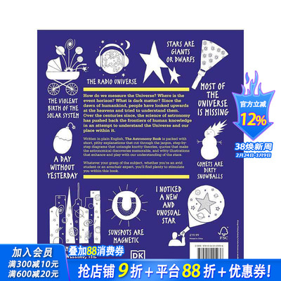 【预售】【DK思想百科丛书】天文学之书 【DK Big Ideas】The Astronomy Book 原版英文社会科学 正版进口书