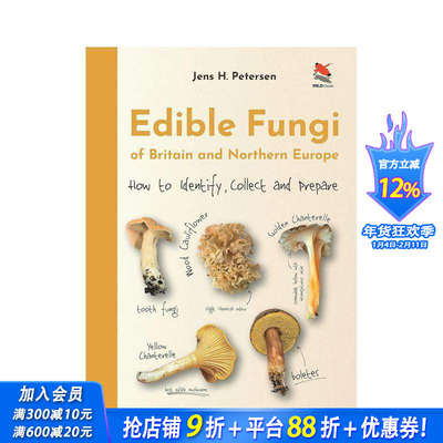 【预售】英国和北欧的食用菌：如何鉴定、收集和制备 Edible Fungi of Britain and Northern Europe 英文社会科学 正版进口书