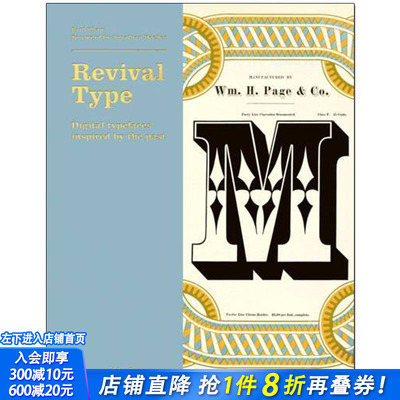 【现货】Revival Type: Digital typefaces inspired by the past，复兴字体：灵感源于过去的数码字体设计