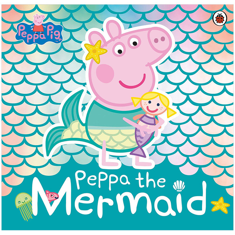 【现货】Peppa Pig小猪佩奇 Peppa the Mermaid美人鱼英文儿童绘本【善优童书】_虎窝淘