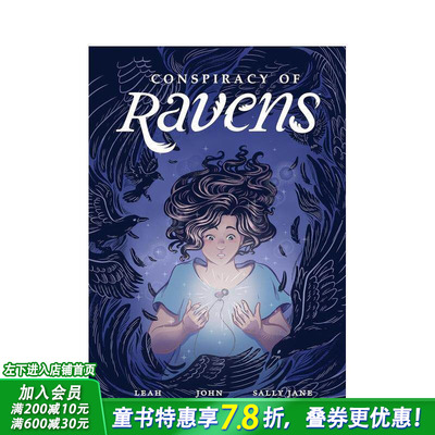 【预售】渡鸦阴谋 Conspiracy of Ravens 英文儿童漫画故事 英语拓展阅读进口书