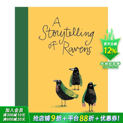 【现货】A Storytelling of Ravens 乌鸦的故事 英文原版儿童绘本