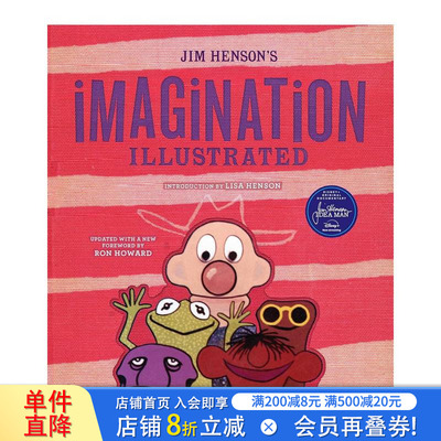 【预售】吉姆·亨森的的想象图解 木偶大师 Jim Henson's Imagination Illustrated 原版英文艺术画册画集 正版进口书