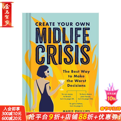 【现货】制造你自己的中年危机 Create Your Own Midlife Crisis 原版英文心灵励志 正版进口书