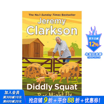 【预售】克拉克森的农场3：我的猪会飞 Diddly Squat: Pigs Might Fly 原版英文文学传记 正版进口书籍 善优图书