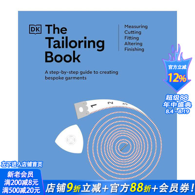 【预售】裁剪之书 The Tailoring Book 原版英文服装设计 正版进口书