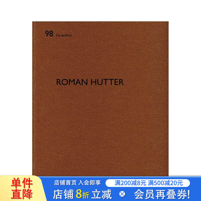 【预售】罗曼·胡特：建筑实践录 Roman Hutter 原版英文建筑设计 正版进口书