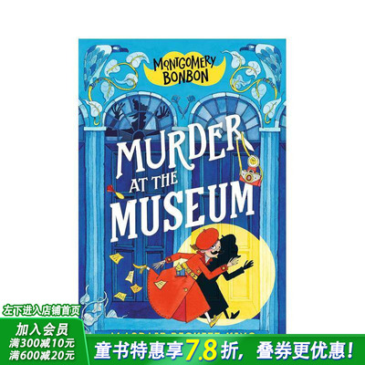 【预售】【大侦探波波】博物馆凶案【Montgomery Bonbon】Murder at the Museum少年侦探小说故事书 英文英语拓展阅读蓝思值700L+