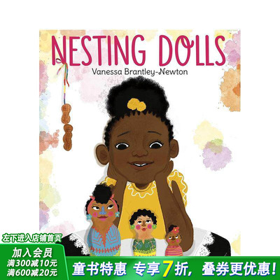 【预售】嵌套娃娃 Nesting Dolls 英文儿童插画故事绘本 进口童书