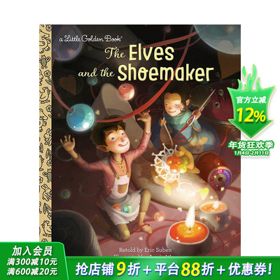 【现货】Elves And The Shoemaker, The，精灵与鞋匠  6岁+初*英语桥梁分*章节故事阅读 儿童进口图书 善优童书