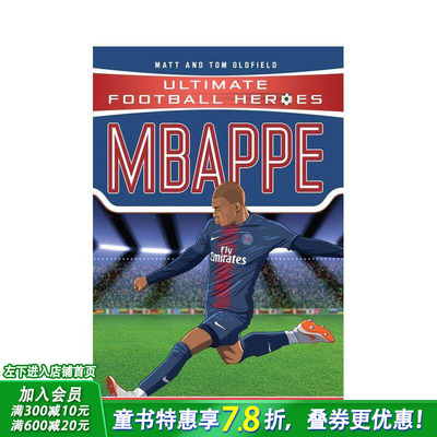 【现货】【足球英雄系列】姆巴佩 【Ultimate Football Heroes】Mbappe 12岁+英文小说故事 英语阅读拓展进口书