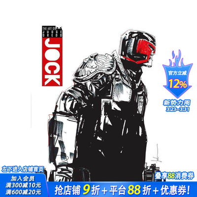 【预售】乔克绘判官德雷德艺术集 Art of Judge Dredd by Jock 原版英文漫画书 正版进口书
