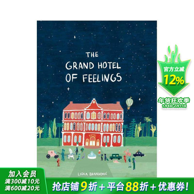 【现货】情绪大饭店（平装） Grand Hotel of Feelings 英文儿童插画故事绘本 进口童书