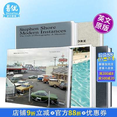 【现货】史蒂芬·肖尔：不寻常之地【多册摄影集选拍】Stephen Shore: Uncommon Places: The Complete Works 英文艺术正版进口书