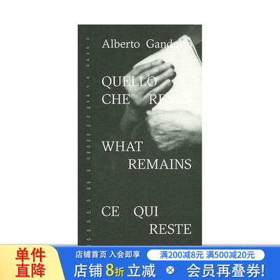 【预售】阿尔贝托?甘多夫：留存之物 Alberto Gandolfo : What Remains 原版英文摄影作品集肖像 正版进口书
