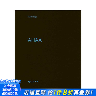 【预售】aHaa建筑事务所：选集 aHaa: anthologie 原版英文建筑设计 正版进口书