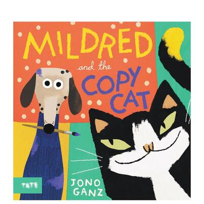 【现货】美术馆的猫米尔德里与模仿猫Mildred the Gallery Cat 克劳斯·佛兰科奖提名作品续作 英文儿童艺术启蒙绘本 进口童书