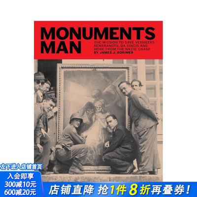 【预售】古迹卫士 Monuments Man 原版英文艺术画册画集 正版进口书