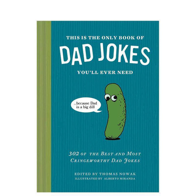 【预售】302个谐音梗 This Is the Only Book of Dad Jokes You'll Ever Need 原版英文生活综合 正版进口书