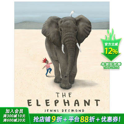【预售】The Elephant 大象 插画师Jenni Desmond 英文原版儿童艺术绘本【善优童书】