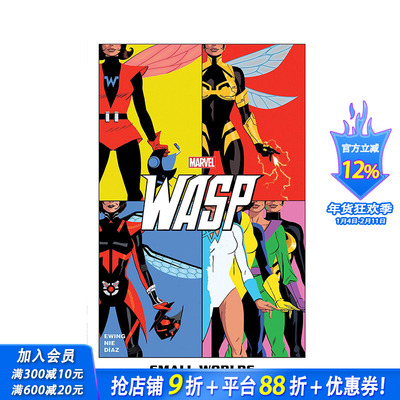 【预售】黄蜂：小世界 Wasp: Small Worlds 原版英文漫画 正版进口书籍 善优图书