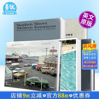 【现货】史蒂芬·肖尔：不寻常之地【多册摄影集选拍】Stephen Shore: Uncommon Places: The Complete Works 英文艺术正版进口书