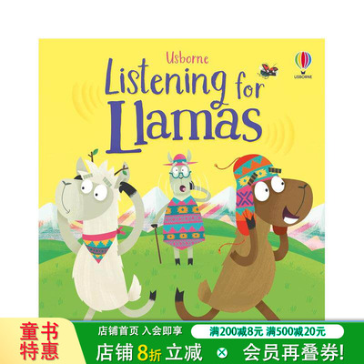 【现货】【品格培养手册】乐于倾听的美洲驼 【Good Behaviour Guides】Listening for Llamas  英文儿童插画故事绘本 进口童书