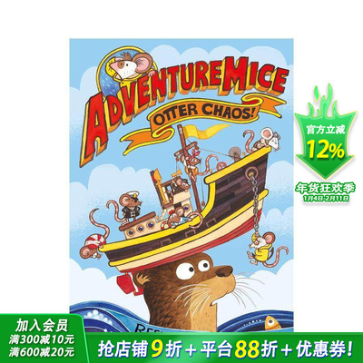 【预售】冒险萌鼠团：水獭危机大救援 Adventuremice: Otter Chaos 英文儿童故事 英语拓展阅读进口书