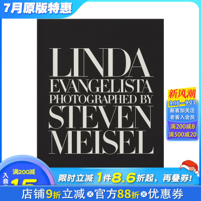 【预售】琳达·伊万格丽斯塔影集-来自史蒂文·梅塞Linda Evangelista Photographed by Steven Meisel英文摄影肖像正版进口书画册