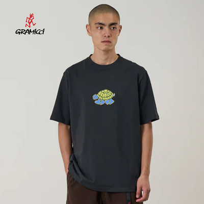 GRAMICCI小乌龟印花纯棉圆领T恤