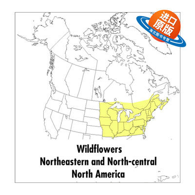 英文原版 A Peterson Field Guide to Wildflowers 皮特森图鉴之北美东北和中北部野花 英文版 进口英语原版书籍