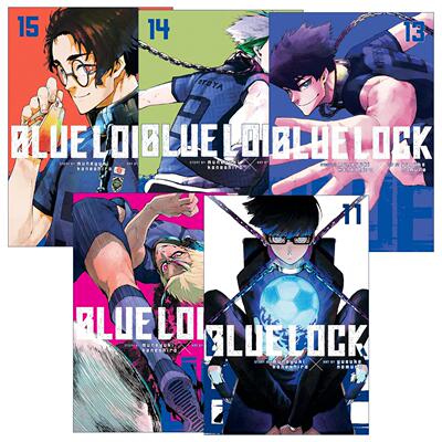 英文原版 Blue Lock 蓝色监狱系列11-15册 同名日本动漫 足球体育漫画 Muneyuki Kaneshiro野村优介 英文版 进口英语原版书籍