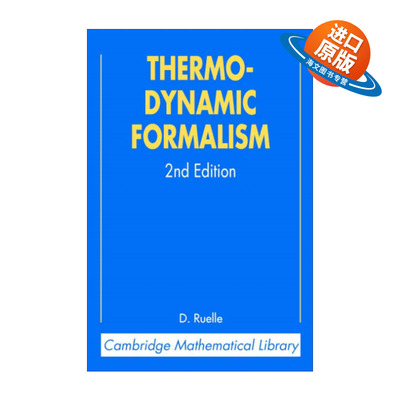 英文原版 Thermodynamic Formalism 热力学形式 剑桥数学图书馆系列 英文版 进口英语原版书籍