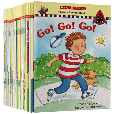 点读版 美国学乐英语自然拼读分级绘本30册全套 英文原版 Scholastic Phonics 儿童启蒙英语阅读教材 Sight Words高频词汇学习书籍