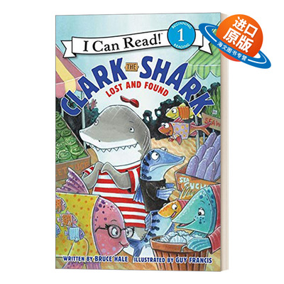 英文原版 I Can Read Level 1 Clark the Shark Lost and Found 鲨鱼克拉克 不见了又找到了 英文版 进口英语原版书籍