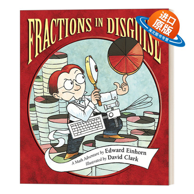 英文原版 Fractions in Disguise A Math Adventure 分数的伪装 7-10岁数学探险故事 理解数学概念 英文版 进口英语原版书籍
