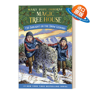 英文原版 Sunlight on the Snow Leopard Mth36 神奇树屋36 阳光照在雪豹上 英文版 进口英语原版书籍