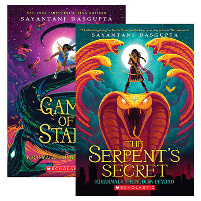 英文原版 Kiranmala and the Kingdom Beyond 基兰马拉和超越王国2册 儿童奇幻冒险桥梁章节小说 英文版 进口英语原版书籍