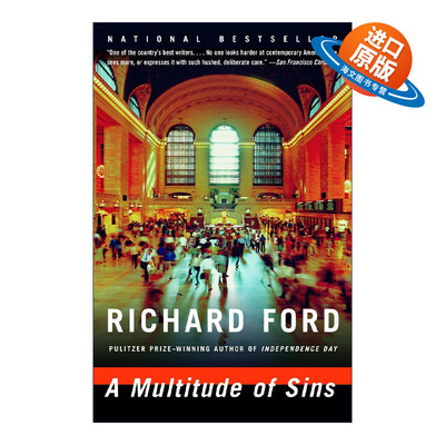 英文原版 A Multitude of Sins Vintage Contemporaries 千百种罪 石泉城作者 普利策奖得主Richard Ford 英文版 进口英语原版书籍