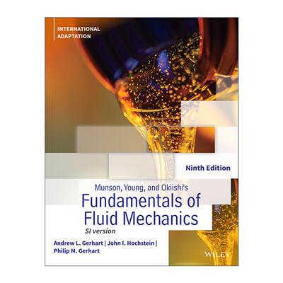 英文原版 Fundamentals of Fluid Mechanics 流体力学基础 第9版 英文版 进口英语原版书籍