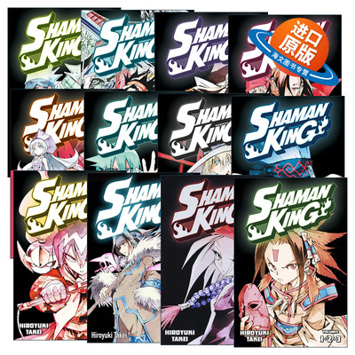 英文原版 SHAMAN KING Omnibus 通灵王 精选集12册 同名动漫漫画 英文版 进口英语原版书籍